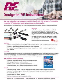 Catalogs and Brochures - RF Industries